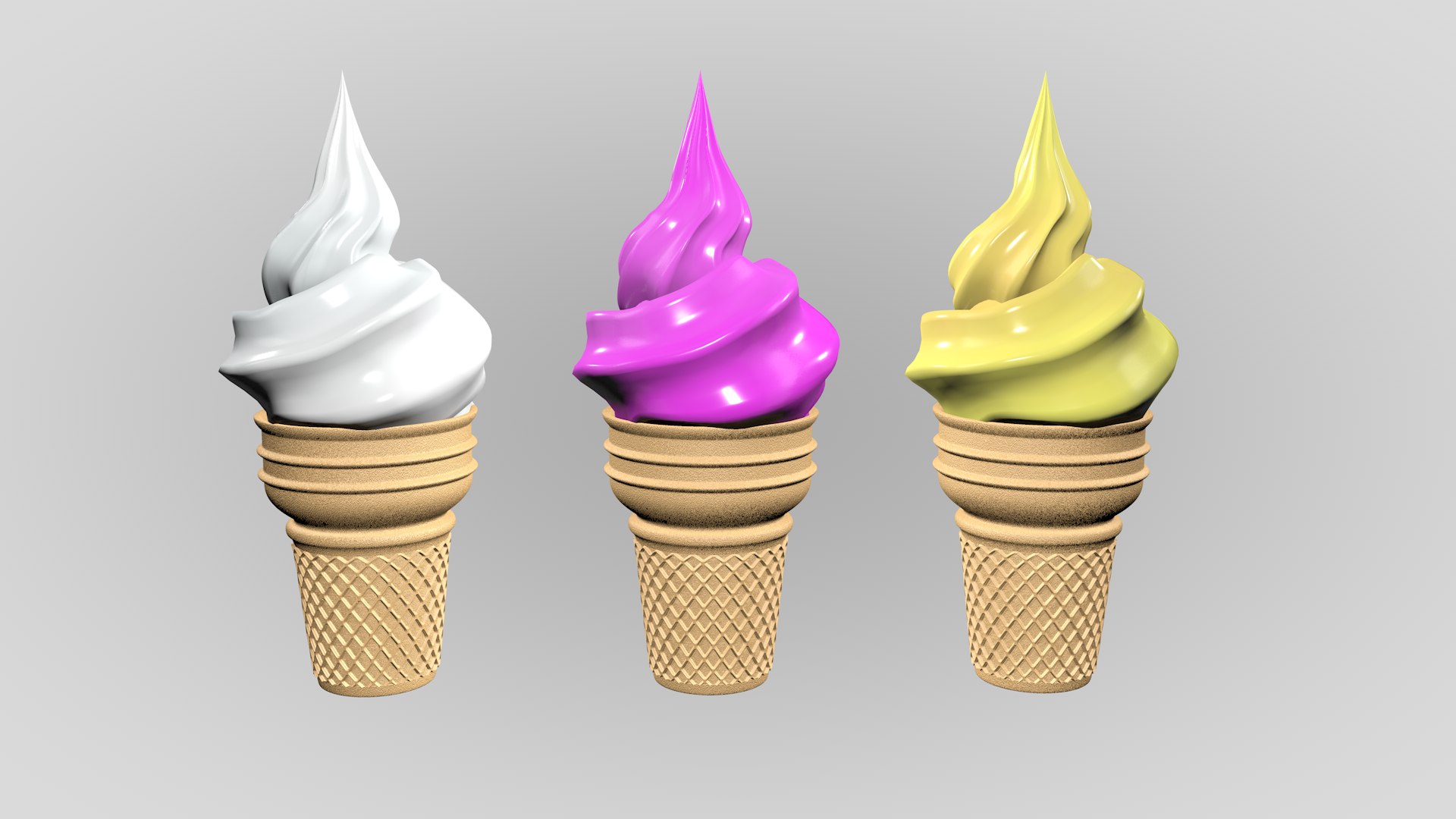 ice cream c4d