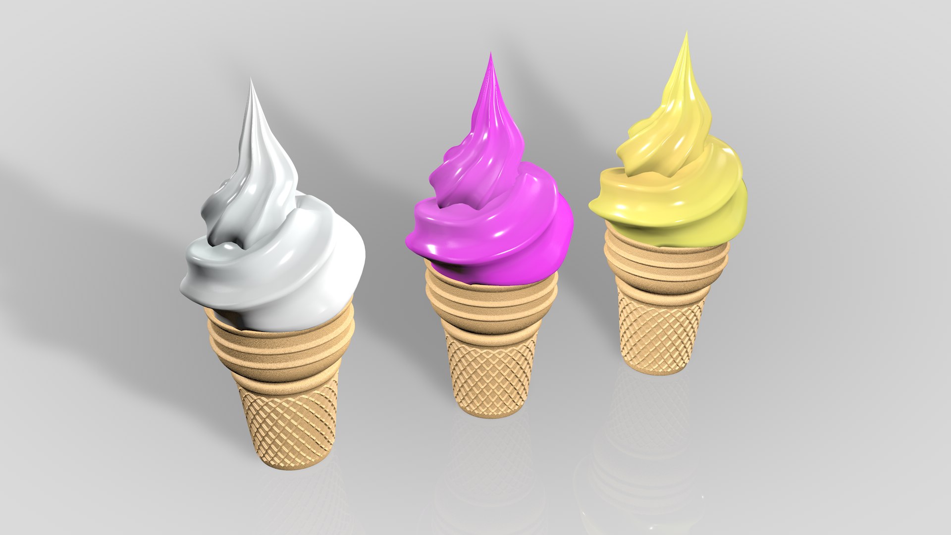 ice cream c4d