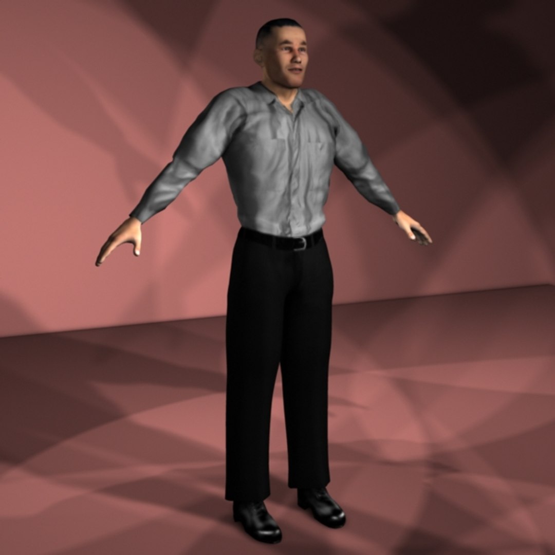 mafia male man 3d model