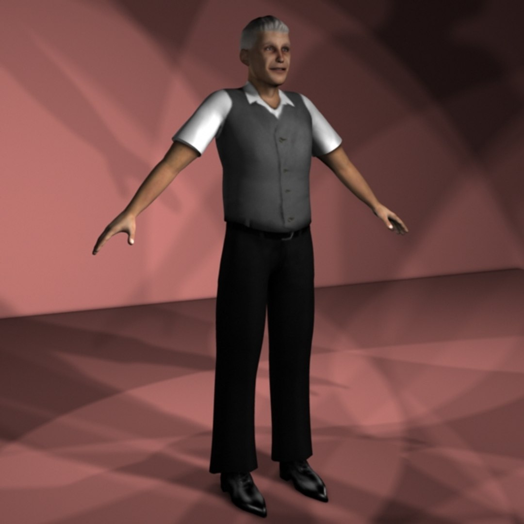 Mafia Male Man 3d Model
