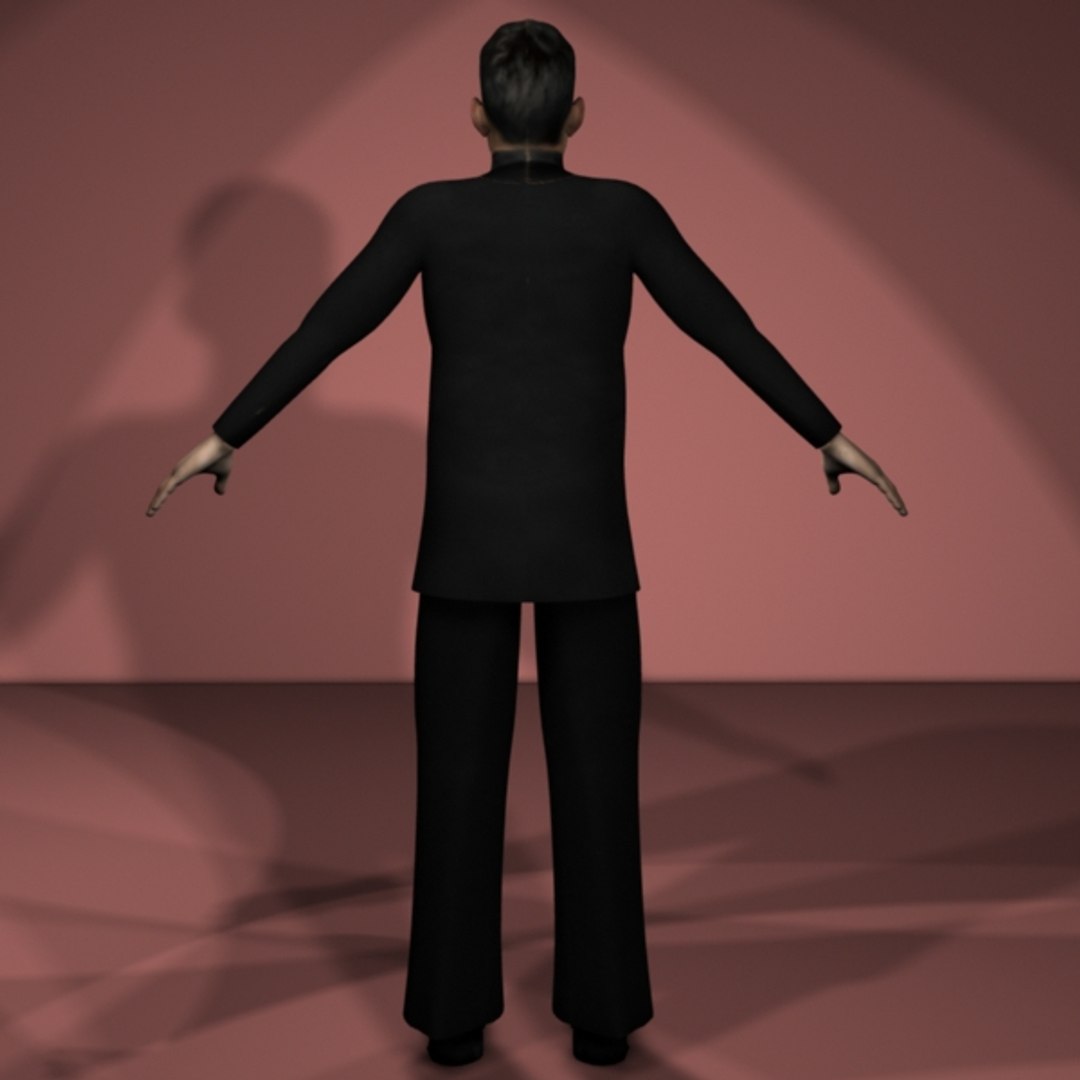 Mafia Male Man 3d Model