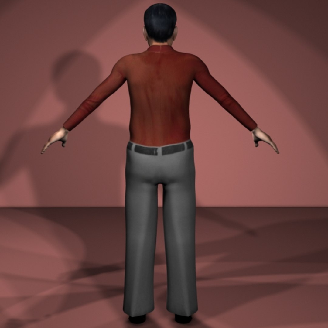Mafia Male Man 3d Model