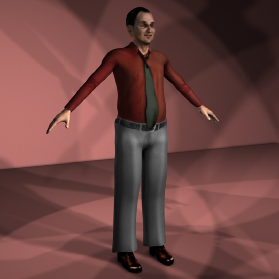 Mafia Male Man 3d Model