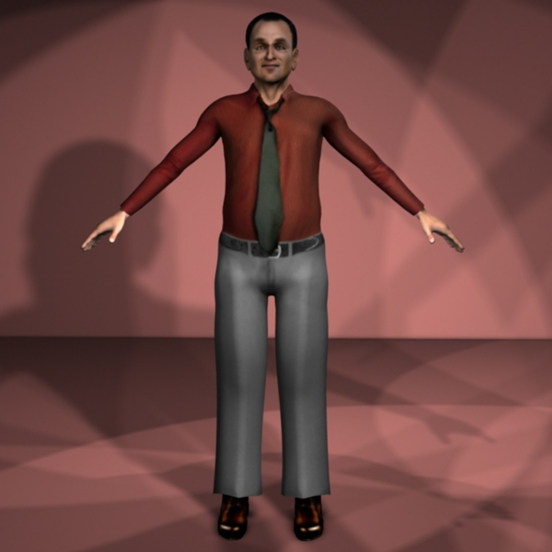 mafia male man 3d model