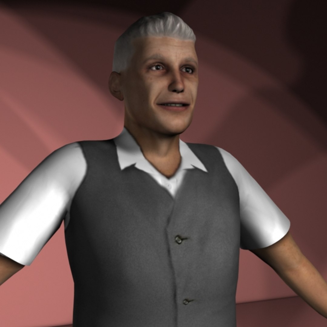 Mafia Male Man 3d Model