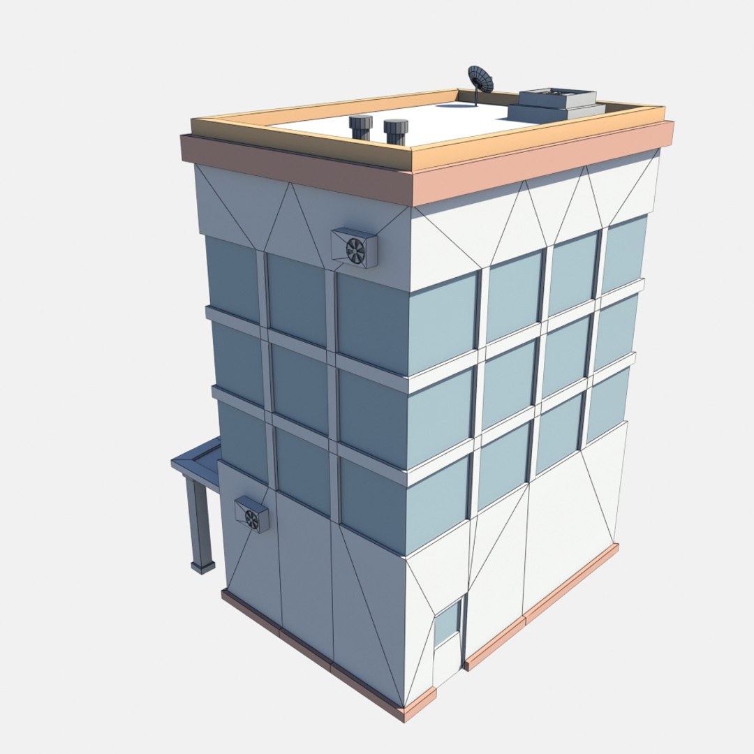 Bank 3d Model