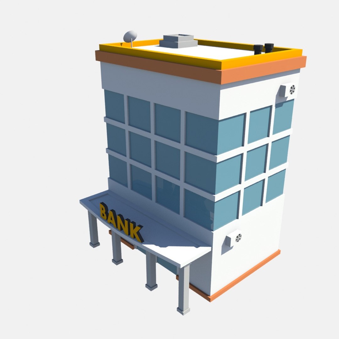 Bank 3d Model