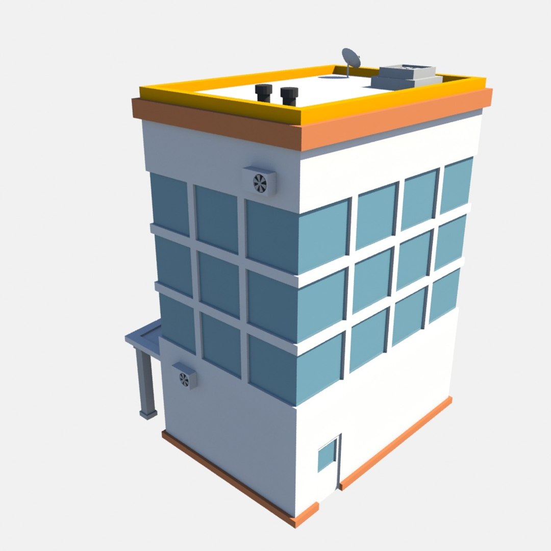 Bank 3d Model