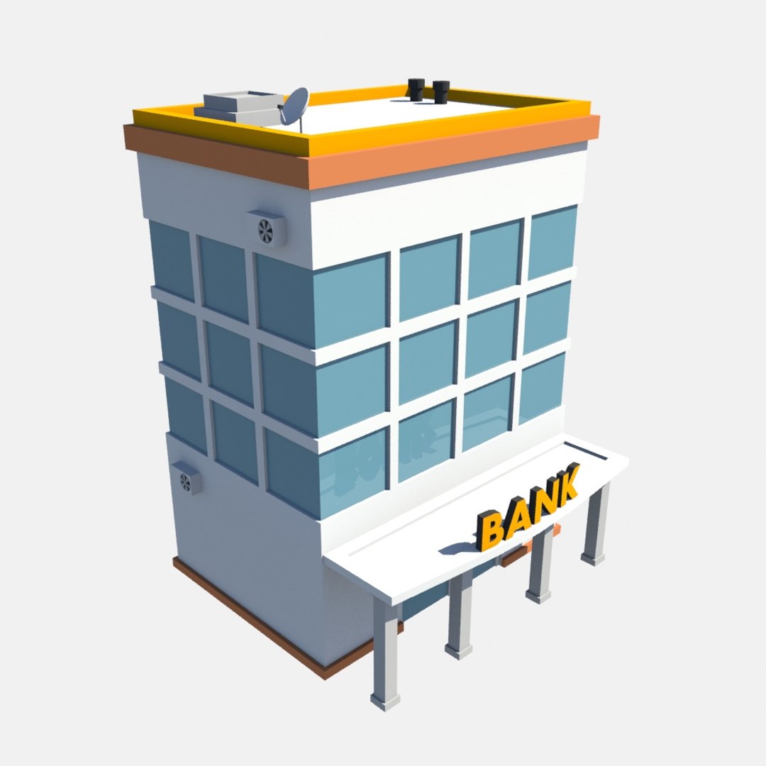 Bank 3d Model