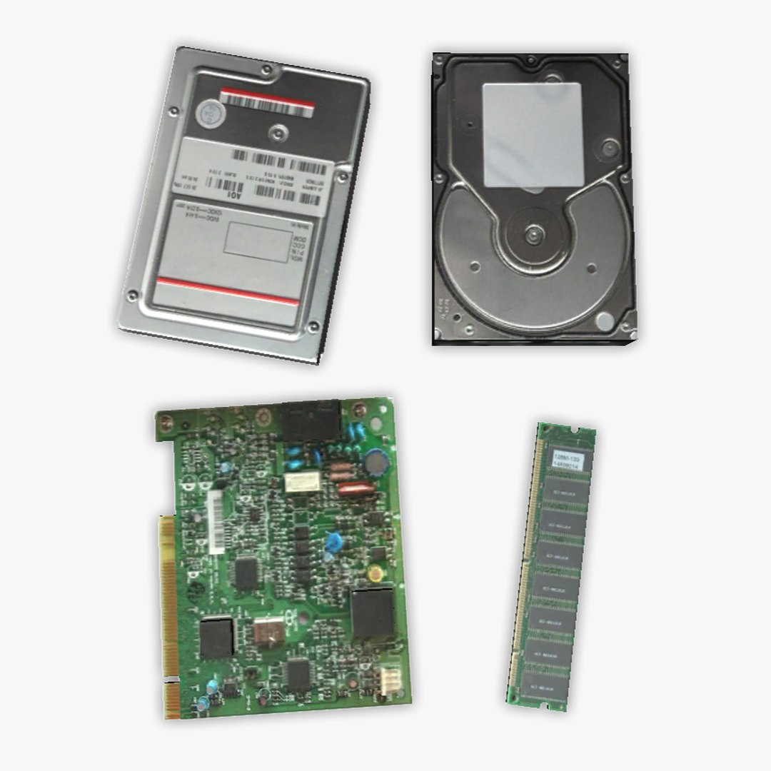 3d Computer Parts