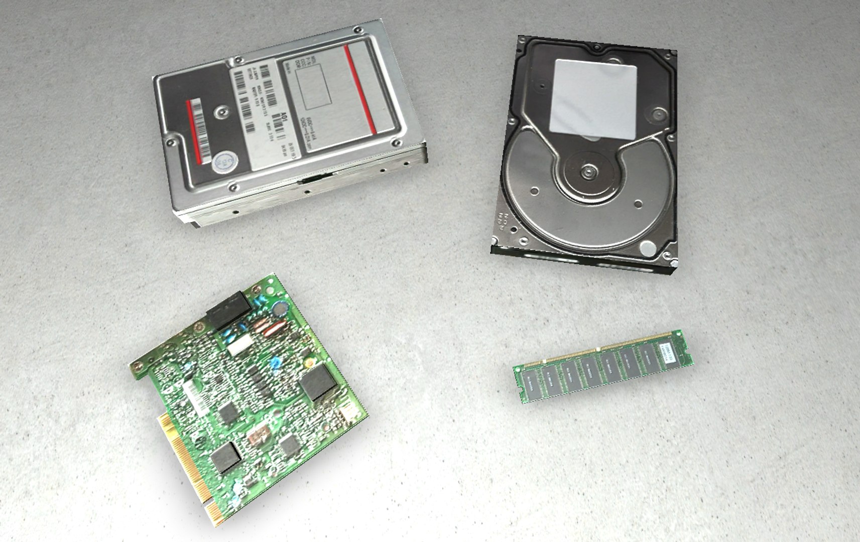3d Computer Parts