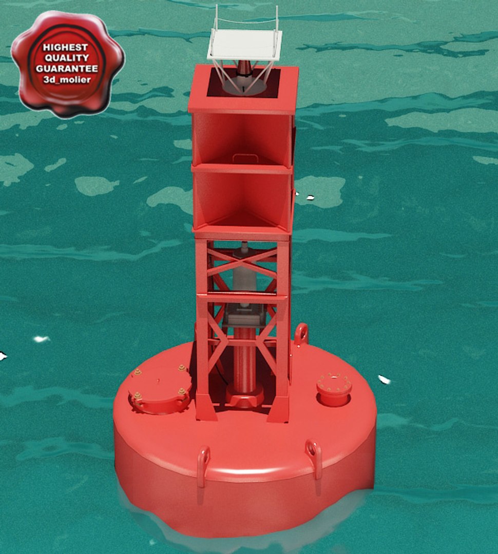 3d buoy modelled model