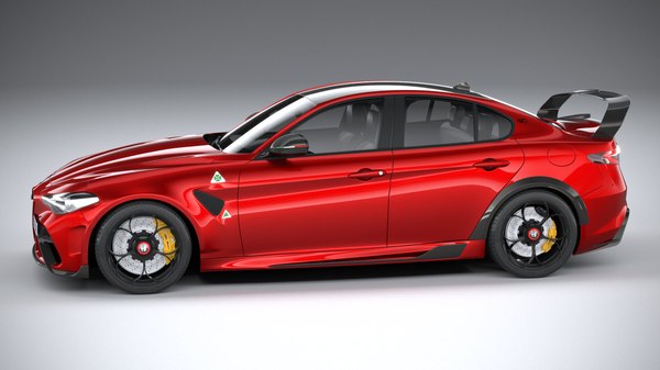 Alfa romeo giulia model - TurboSquid 1582738