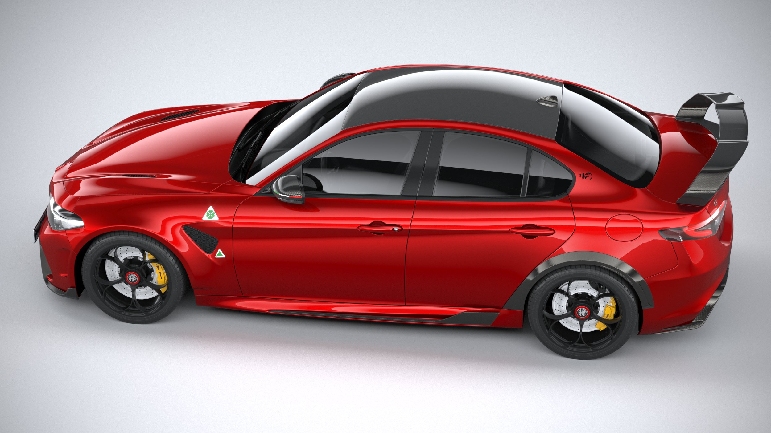 Alfa romeo giulia model - TurboSquid 1582738