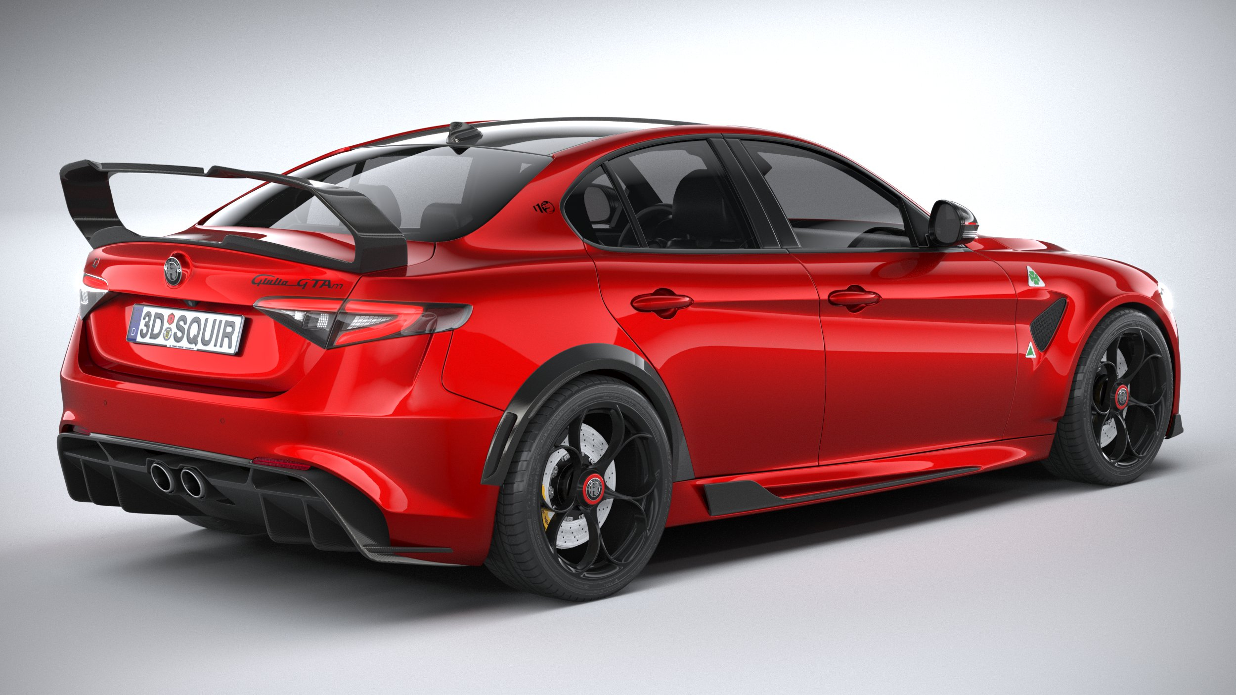 Alfa romeo giulia model - TurboSquid 1582738