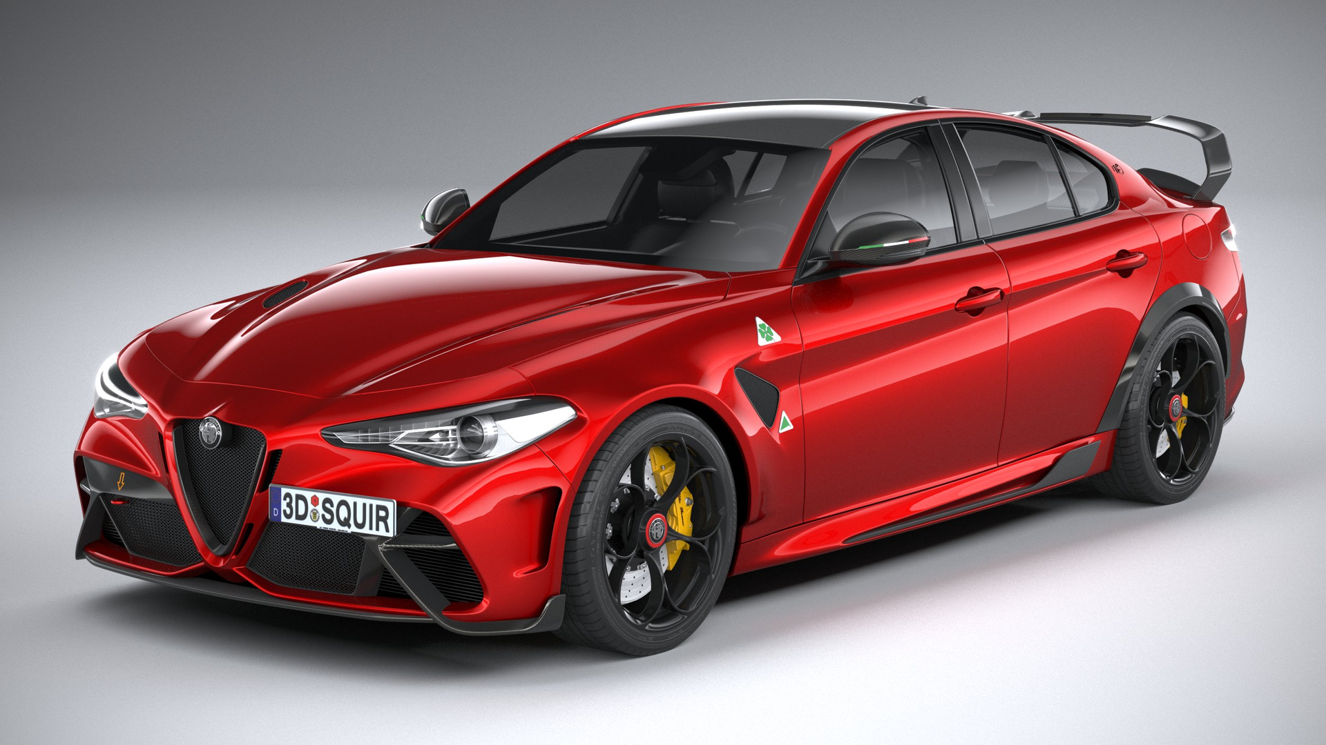 Alfa romeo giulia model - TurboSquid 1582738