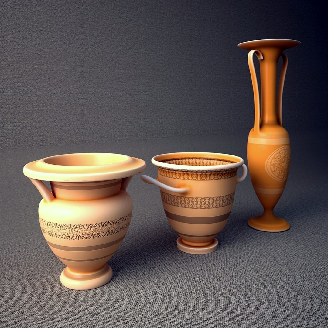 Archaic Vase 3d Model