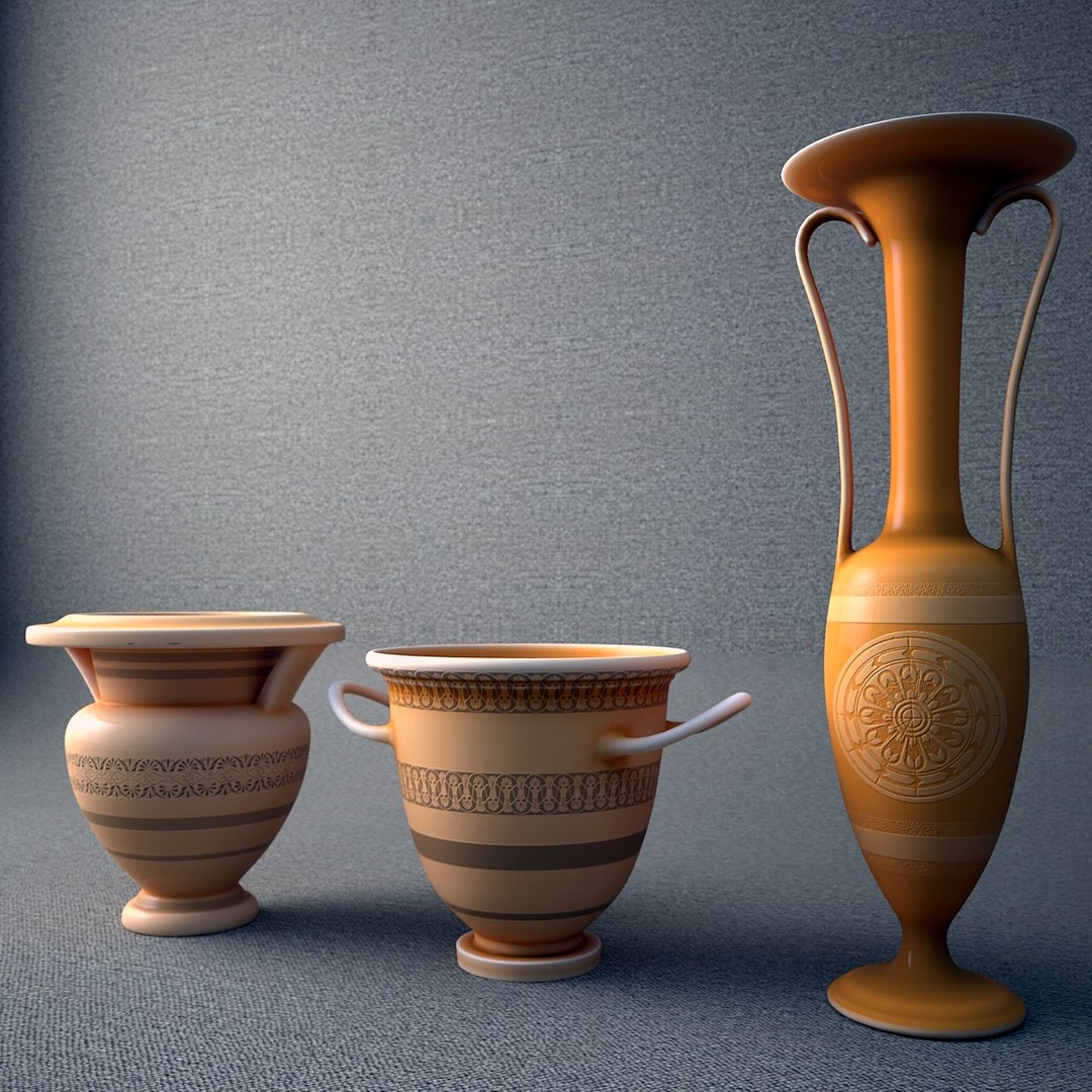 Archaic Vase 3d Model