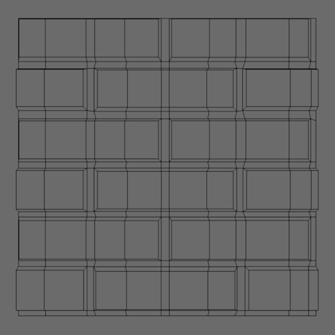 3d Modular Wall Model