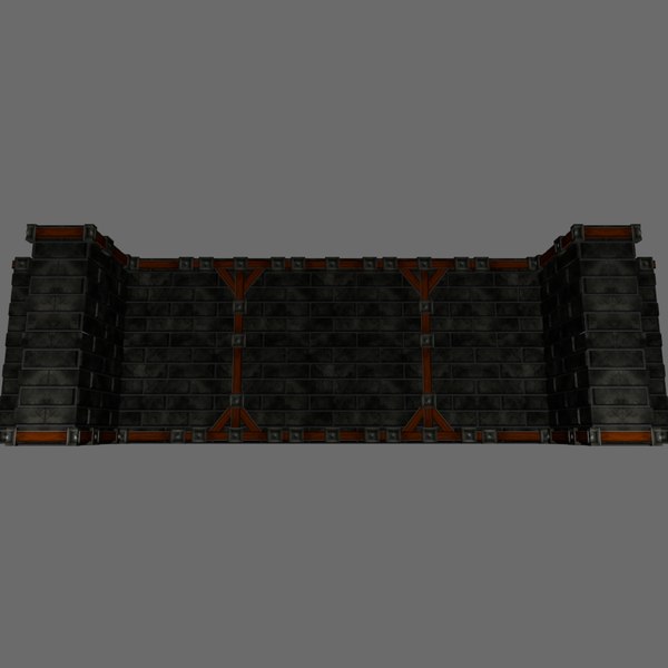 3d modular wall model
