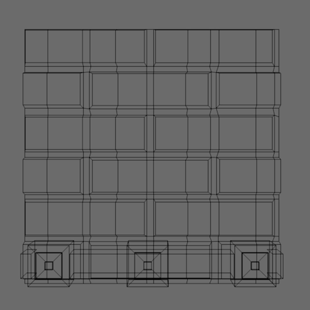 3d Modular Wall Model