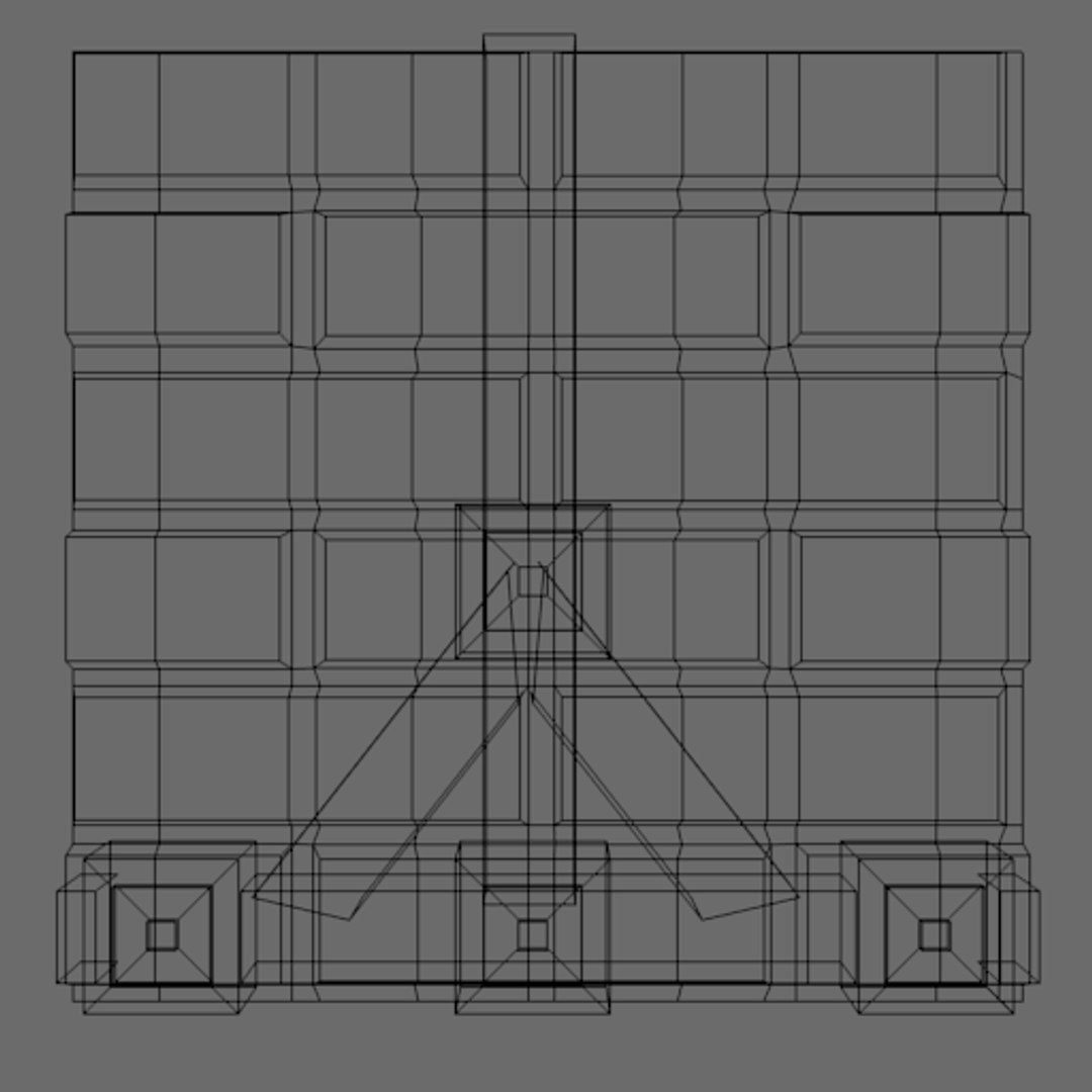 3d Modular Wall Model