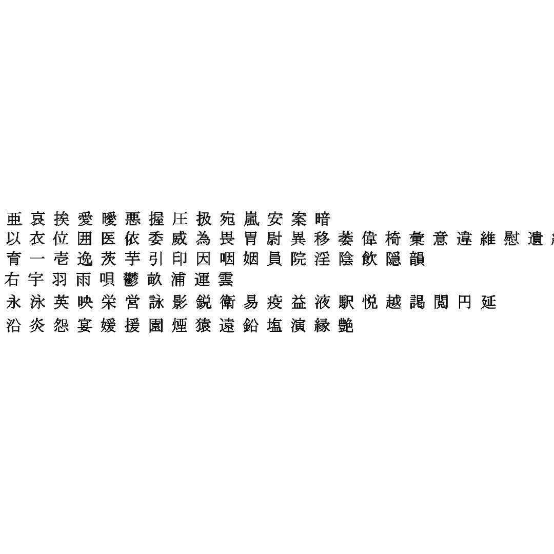 Ms Mincho Font Chinese 3D Model - TurboSquid 1154806