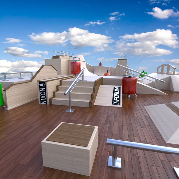 3ds max skatepark skate