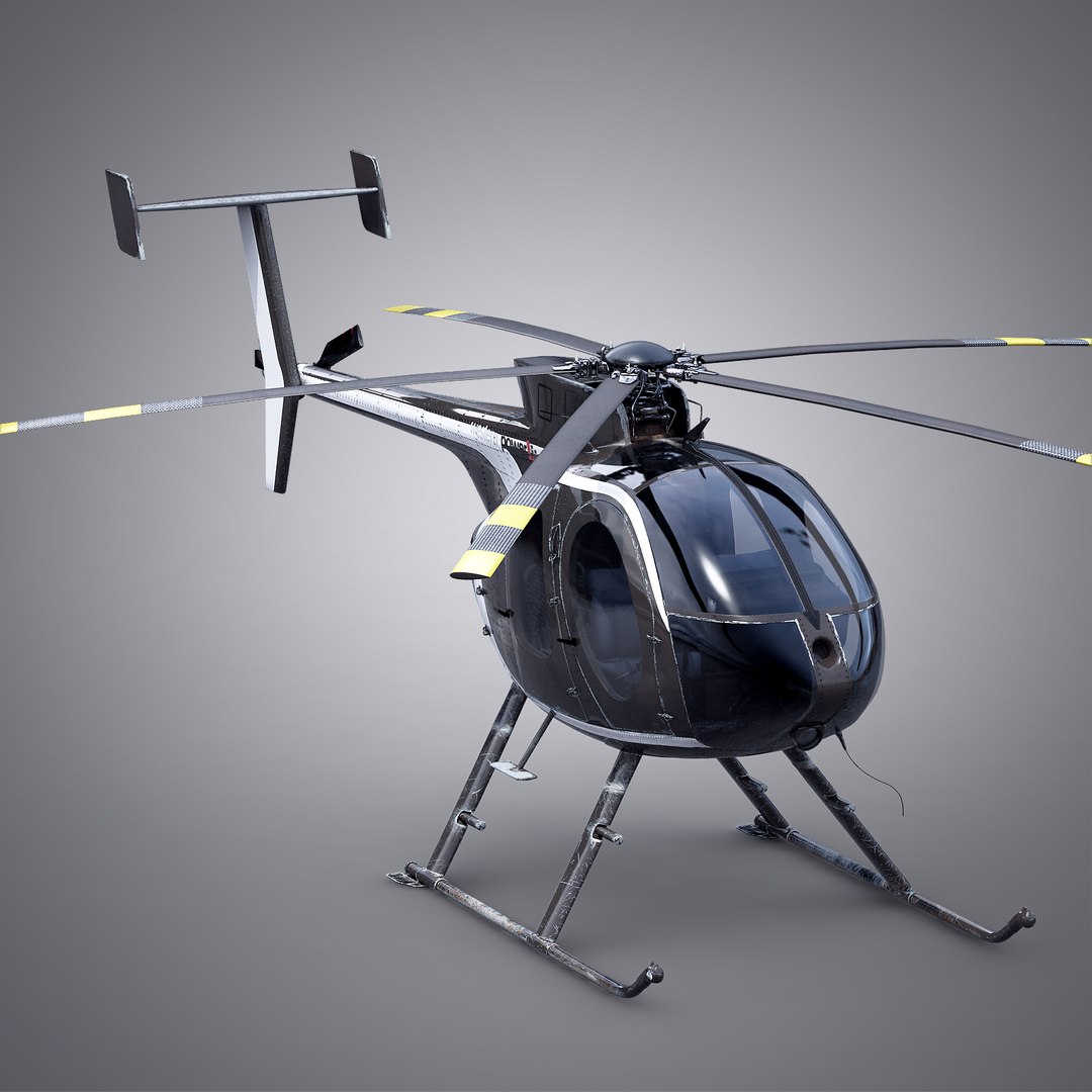 Md Helicopter 3d Model