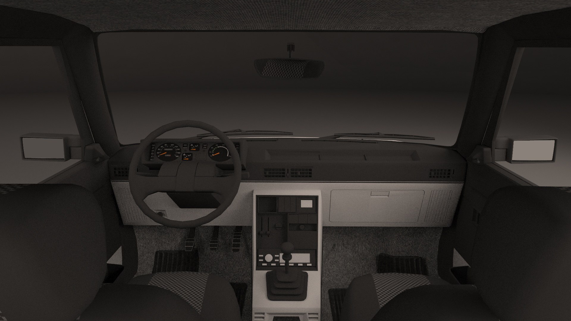 3d Model Of 1992 Renault 9