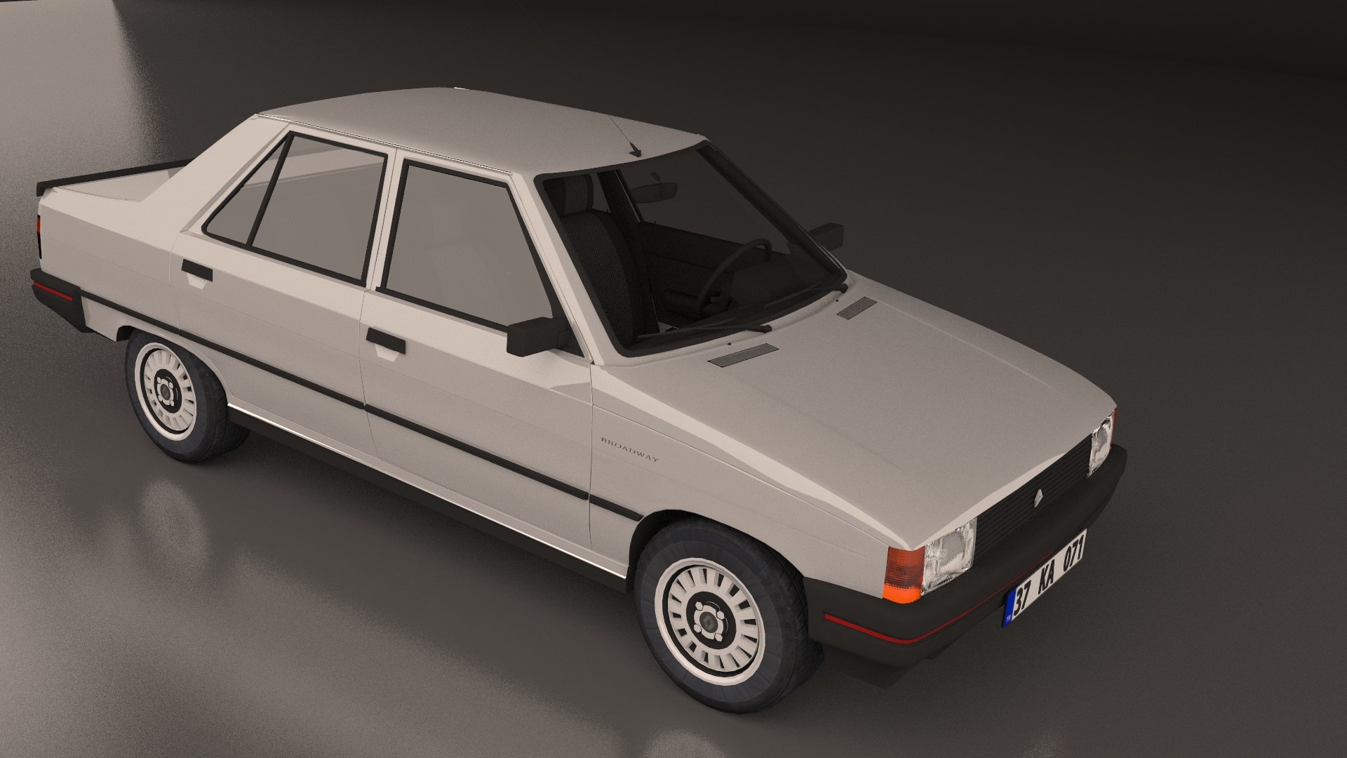 3d Model Of 1992 Renault 9