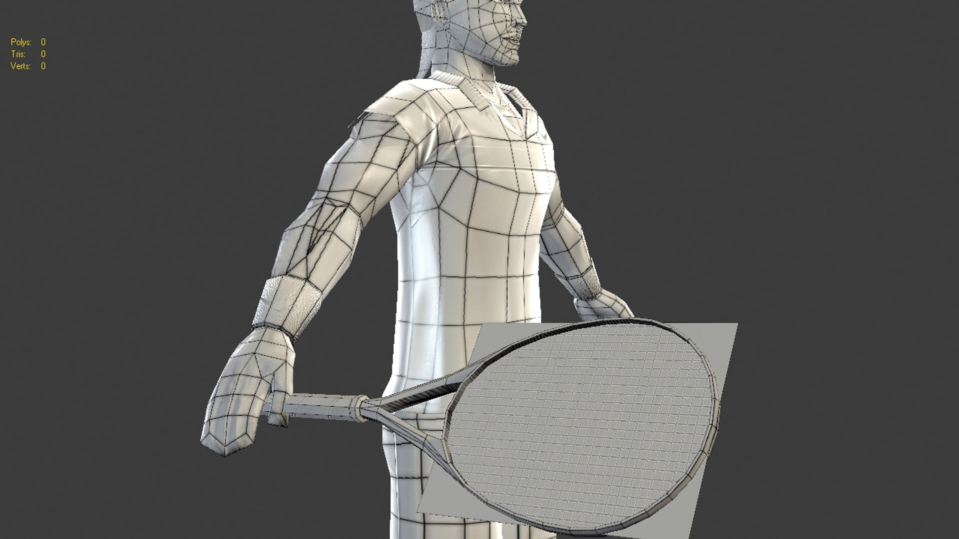 3d Model Tennis Player