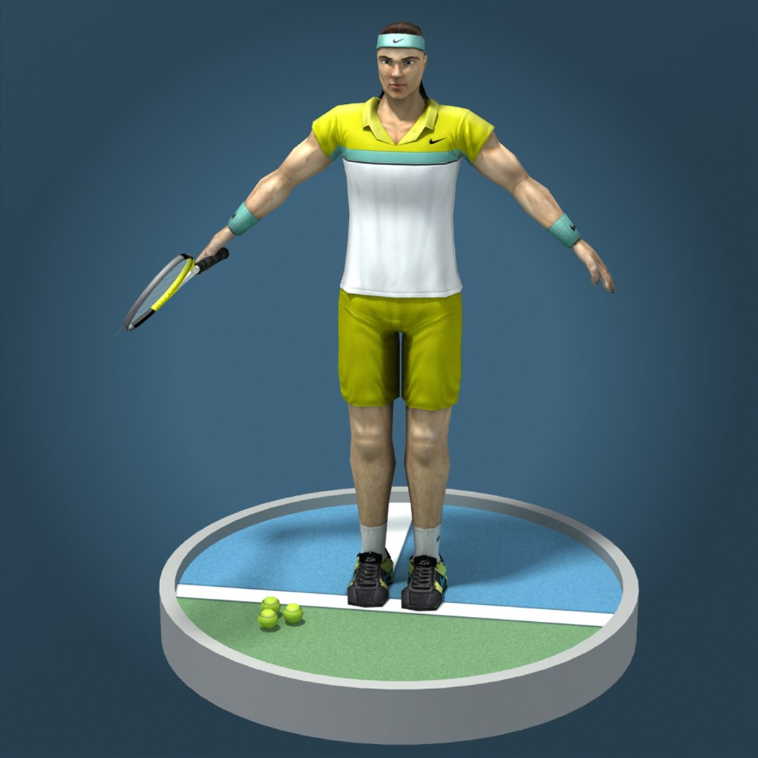 3d Model Tennis Player