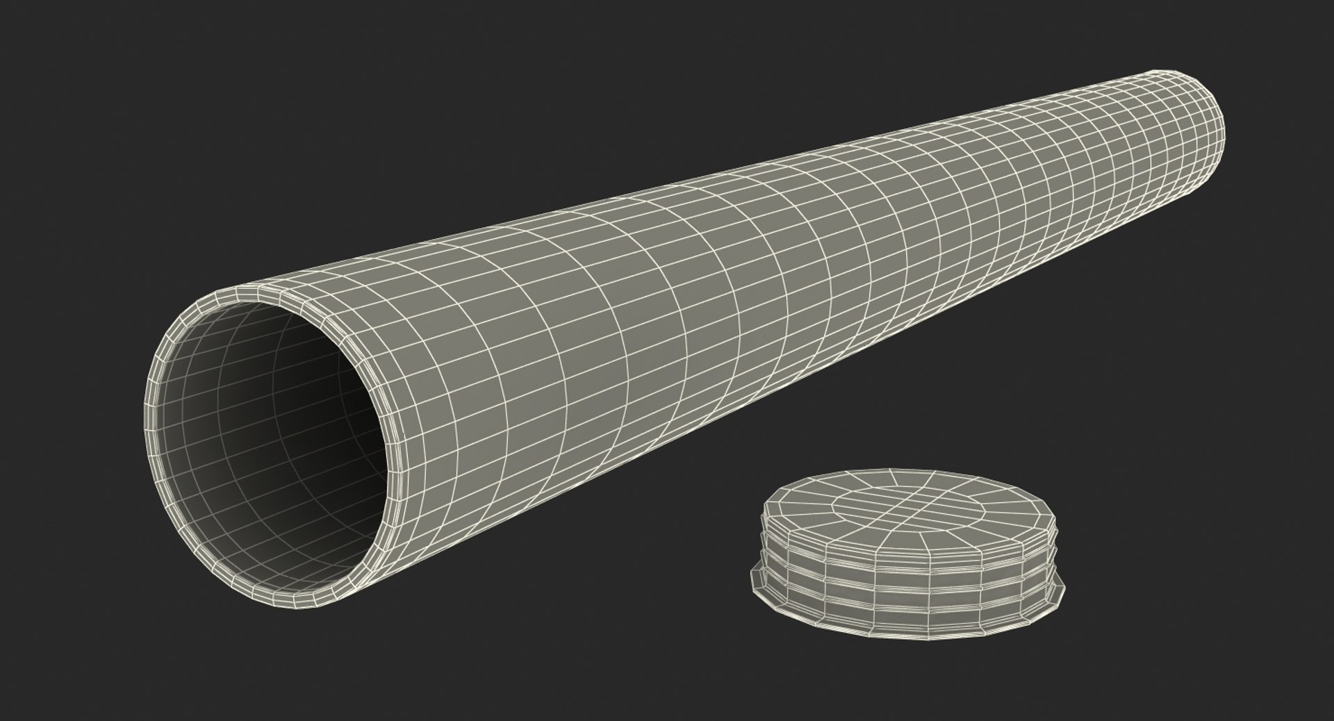Cardboard Tube Model - TurboSquid 1283809