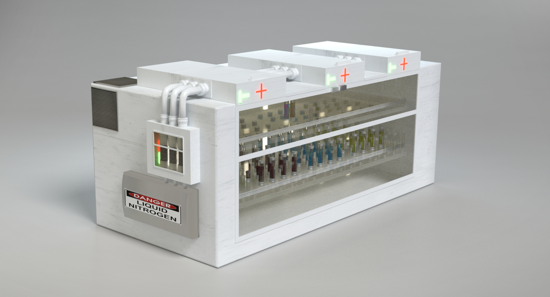 3d Obj Science Lab Medical Station