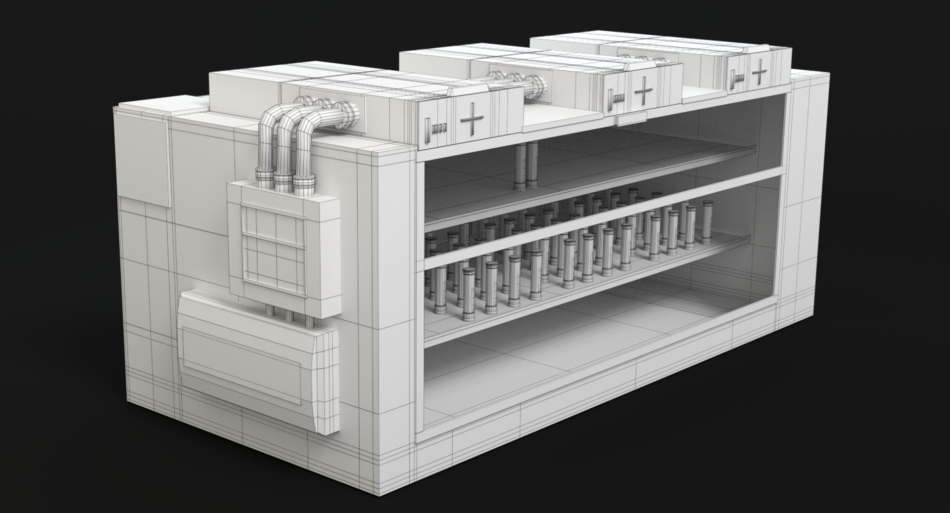 3d Obj Science Lab Medical Station