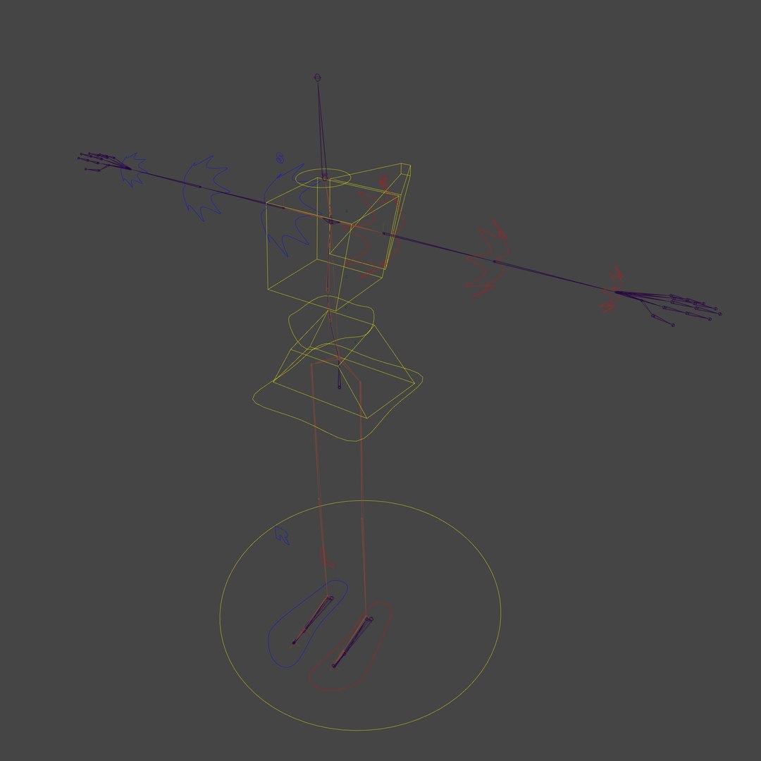 3d Model Rigged Modern Mannequin Character Female