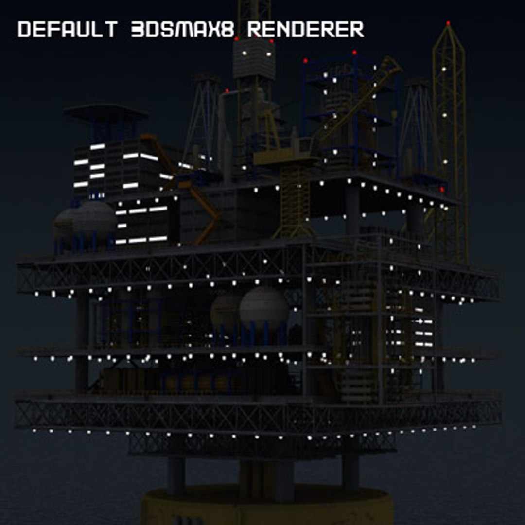 platform spar 3d model