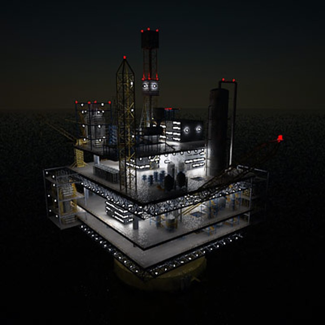 platform spar 3d model