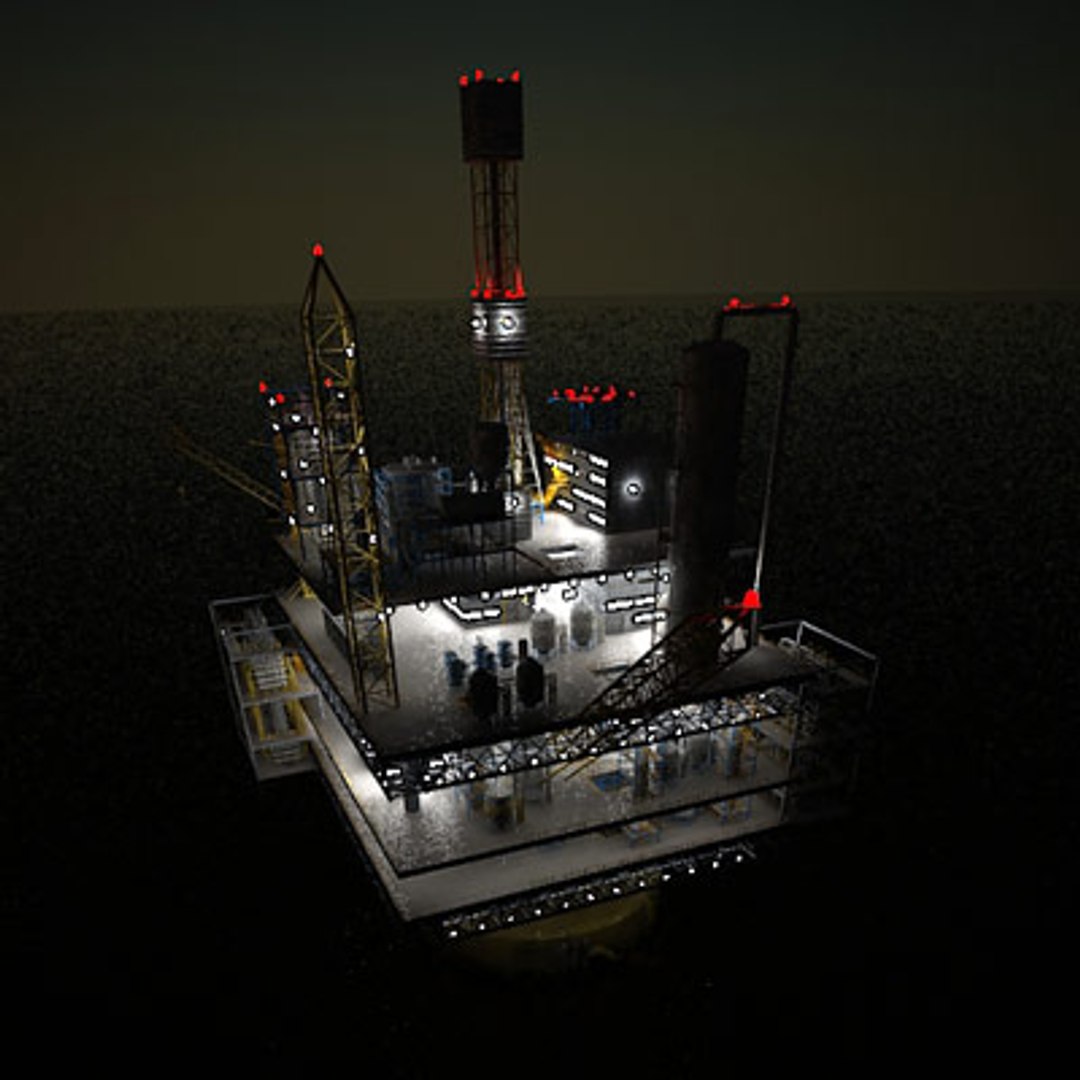 platform spar 3d model