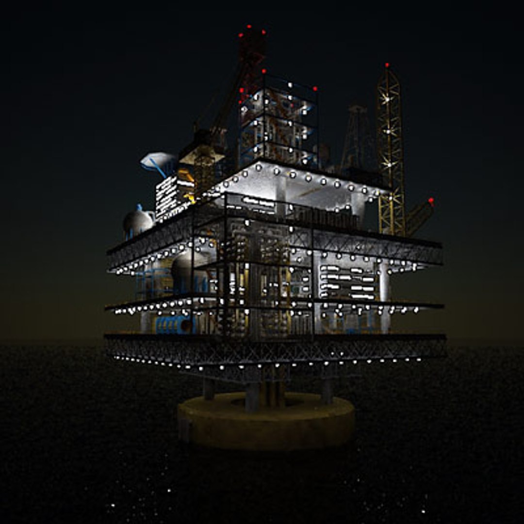 platform spar 3d model