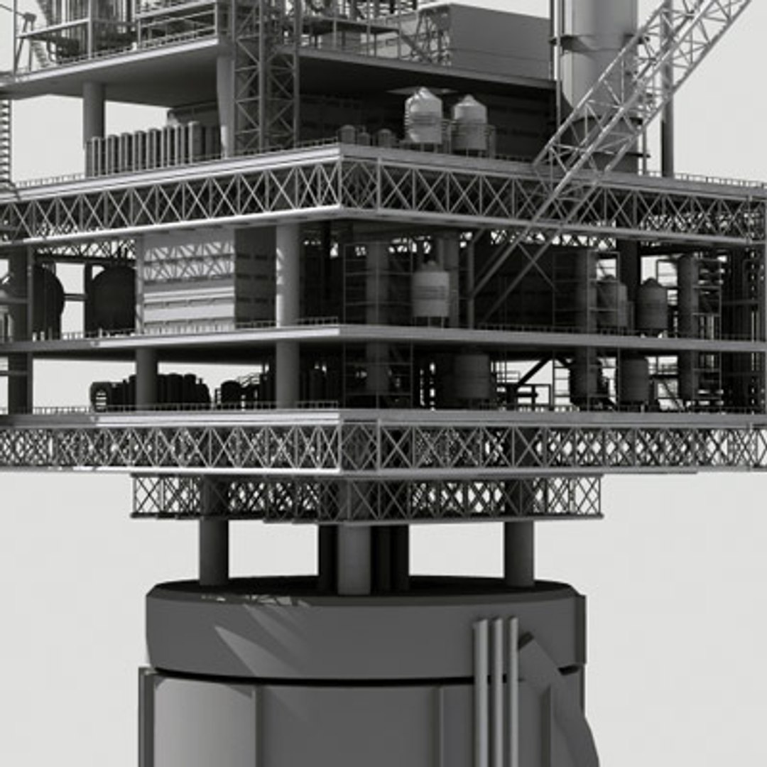 platform spar 3d model