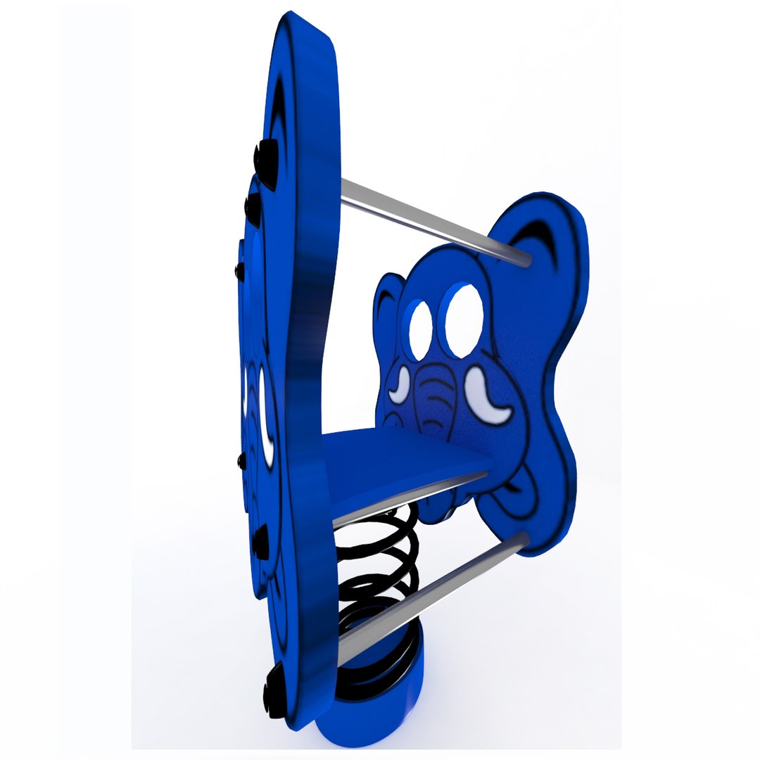 3d Model Of Elephant Spring