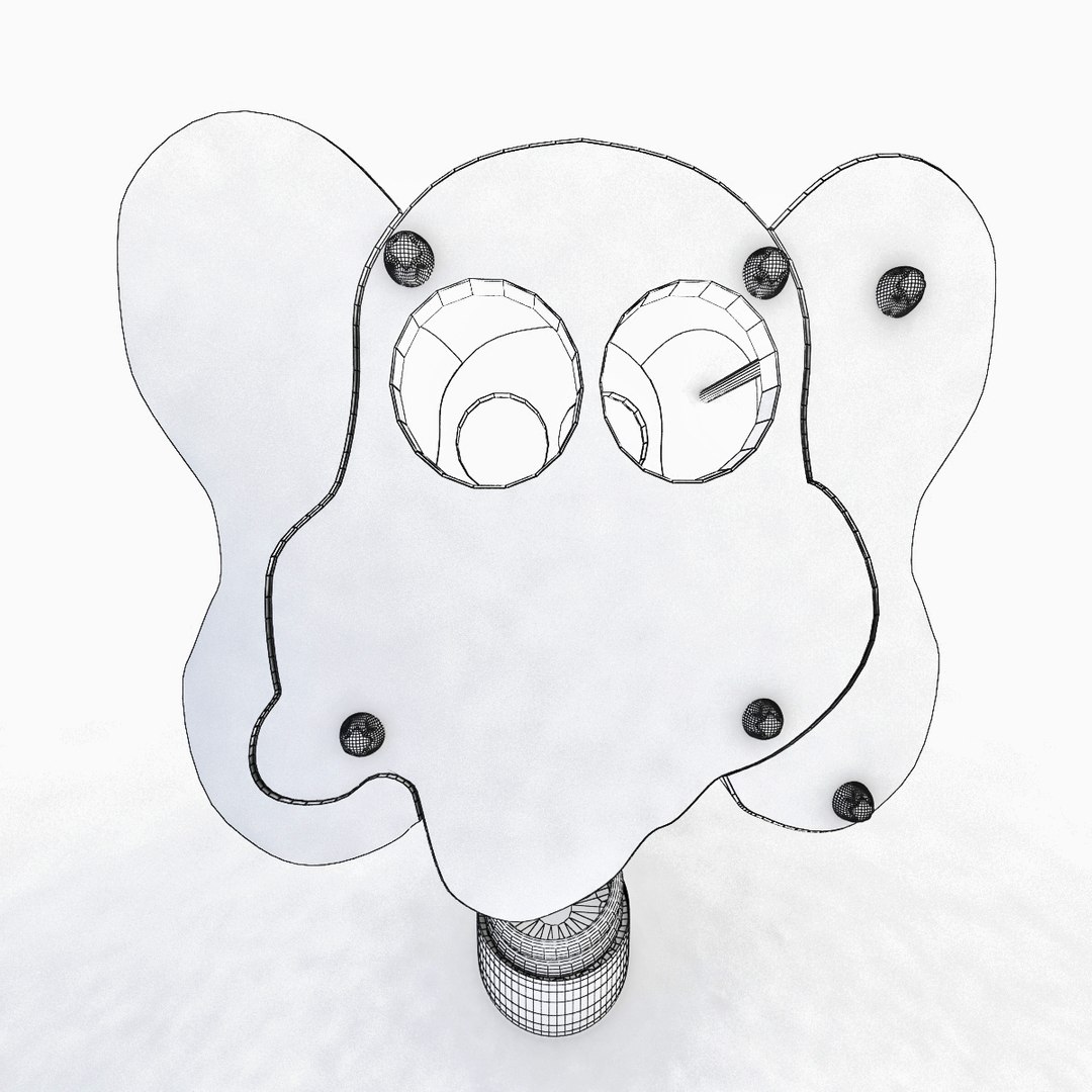 3d Model Of Elephant Spring