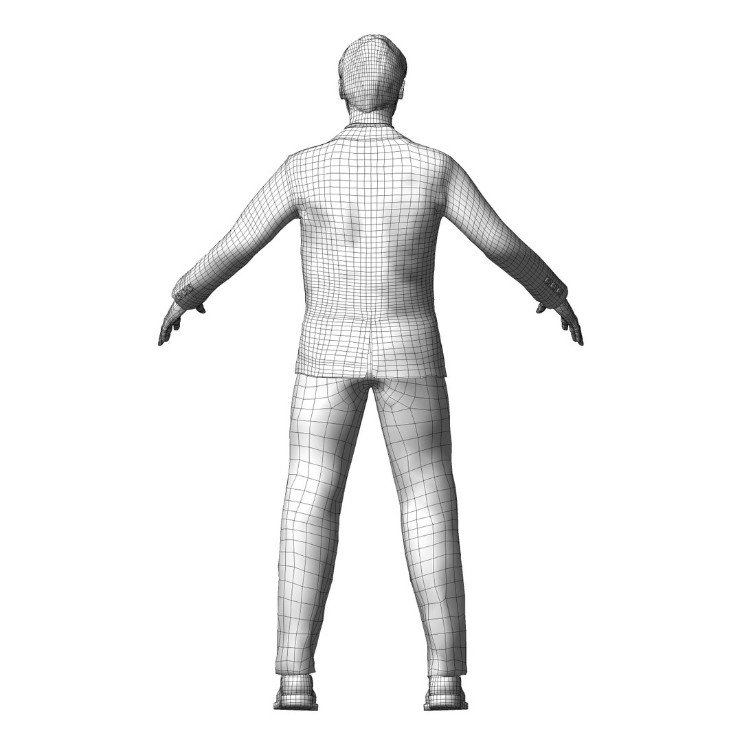 3D Young Male Character Model - TurboSquid 1621687