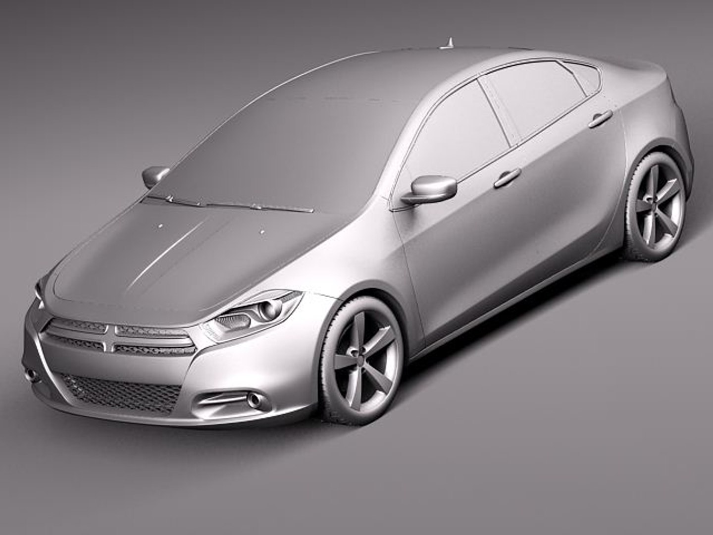 3d Model Dodge Dart 2013 Sedan