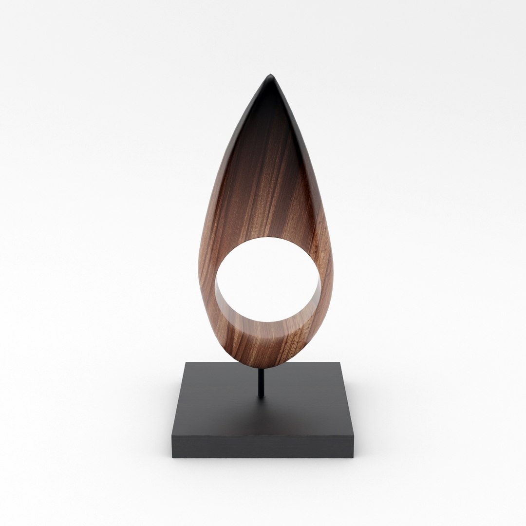 3d Model Tear Drop Sculpture