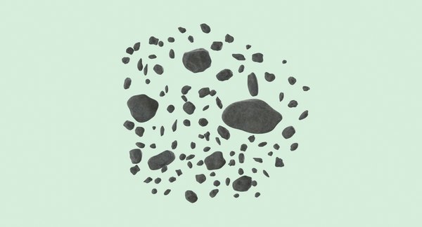 3D scattered-rocks-01 model - TurboSquid 1344463