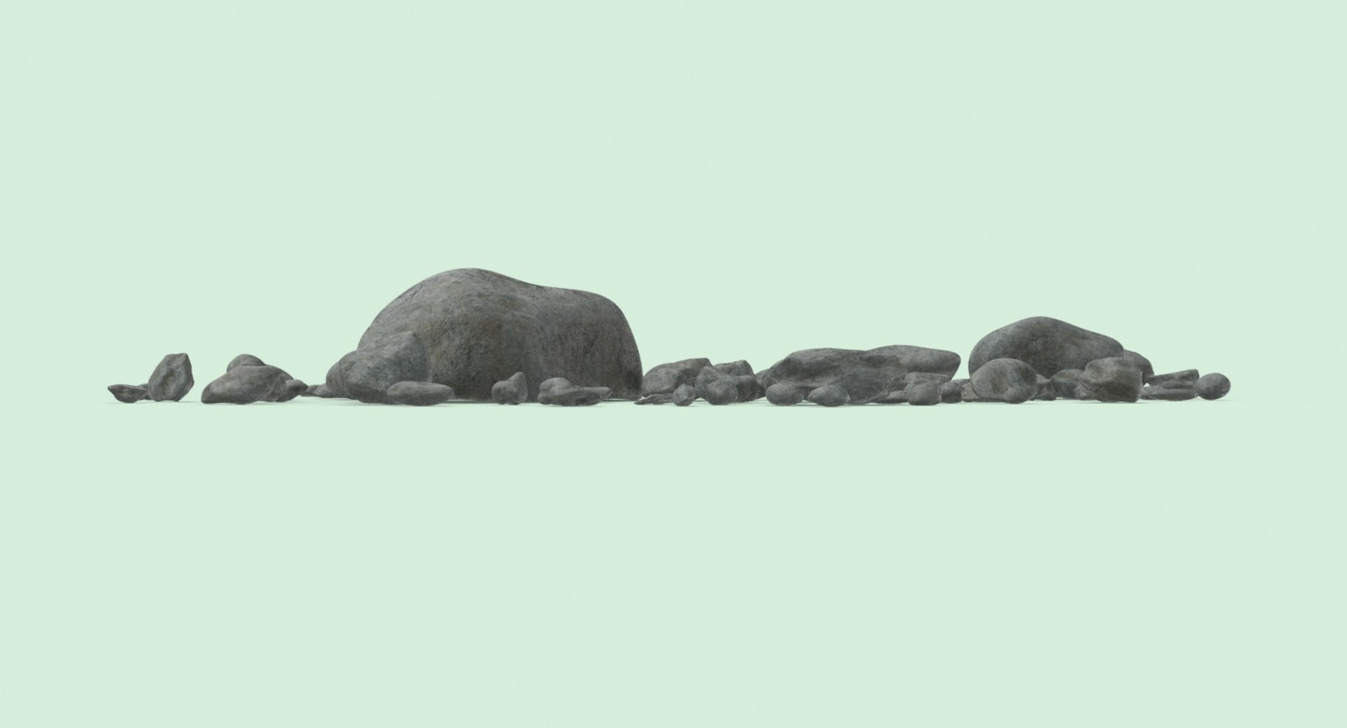 3D Scattered-rocks-01 Model - TurboSquid 1344463