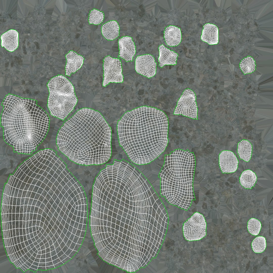 3D scattered-rocks-01 model - TurboSquid 1344463